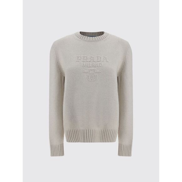 Prada | Sweaters | Prada Sweater Woman White | Poshmark